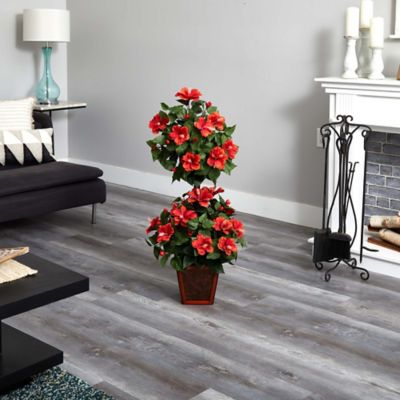 Nearly Natural 39 in. Hibiscus Topiary at Tractor Supply Co.