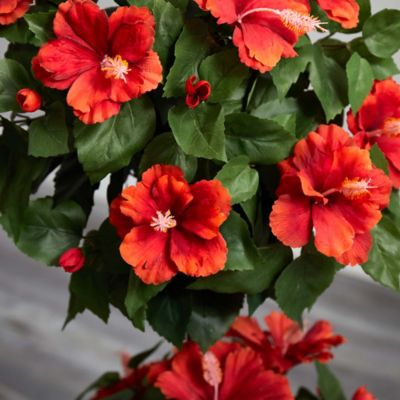 Nearly Natural 39 in. Hibiscus Topiary at Tractor Supply Co.