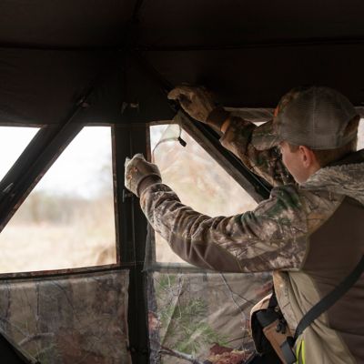 Barronett Blinds 4-Person Feather Five Hub Hunting Blind, Bloodtrail ...