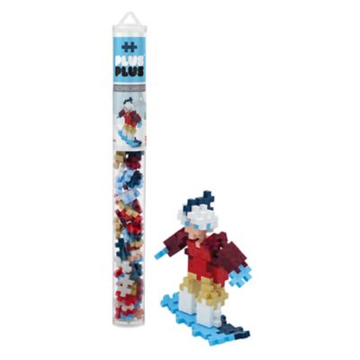 Plus-Plus Travel-Friendly Snowboarder Mini Building Toy, For Ages 5 ...