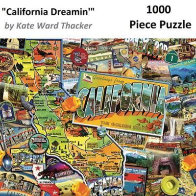 Hart Puzzles 1,000 pc. California Dreamin' by Kate Ward Thacker Jigsaw ...