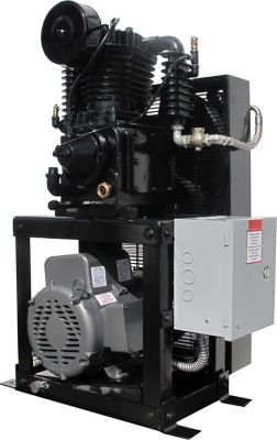 Industrial Gold 5 HP Cube Air Compressor System, 175 PSI, 208V/230V, 1 ...