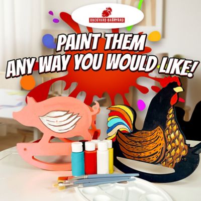 Backyard Barnyard Chicken Rocking Roosting Perch for Poultry Coop and ...