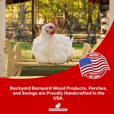 Backyard Barnyard Chicken Rocking Roosting Perch for Poultry Coop and ...