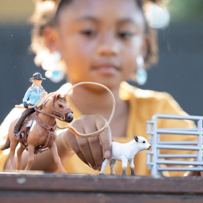 Schleich Team Roping with Cowgirl Toy Set at Tractor Supply Co.