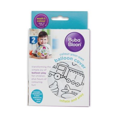 BubaBloon Color-In Travel Design Cotton Balloon Cover with Washable Markers at Tractor Supply Co.