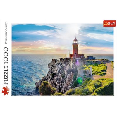 Trefl 1,000 pc. Melagavi Lighthouse Jigsaw Puzzle, Showcases the ...