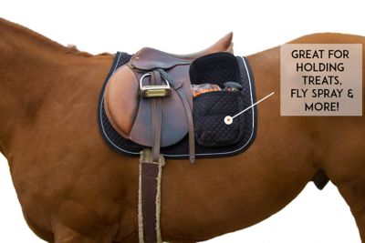 Derby Originals Half-Fleece Dressage Saddle Pad with Pockets at Tractor ...