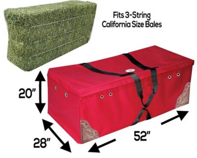 Derby Originals 600D Nylon Bale Bag with Grommets and Hand-Tooled ...