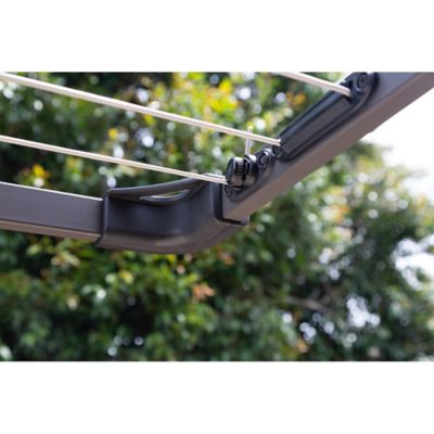 Daytek Fold-Down Single Fold Clothesline, Gray at Tractor Supply Co.