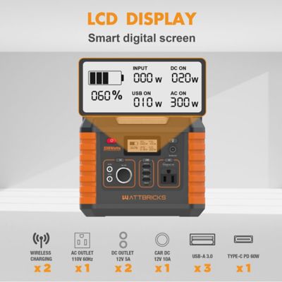 Wattbricks Energy 330-Watt Portable Power Station at Tractor Supply Co.
