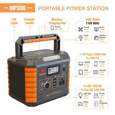 Wattbricks Energy 330-Watt Portable Power Station at Tractor Supply Co.