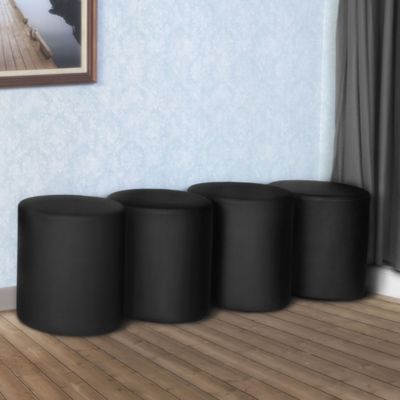 Regency Logan Round Vinyl Ottoman (Set of 4) at Tractor Supply Co.