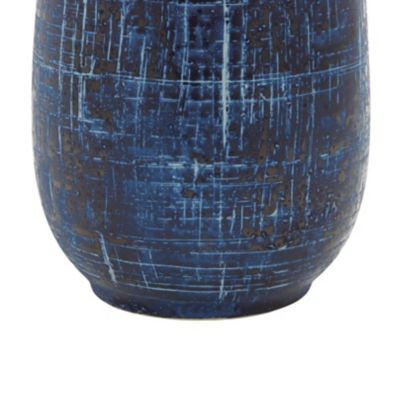 Harper & Willow Blue Ceramic Contemporary Vase at Tractor Supply Co.