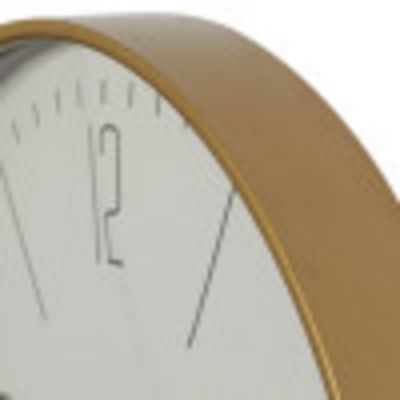 Harper & Willow Gold Glass Contemporary Wall Clock, 20 in. x 2 in. x 20 ...