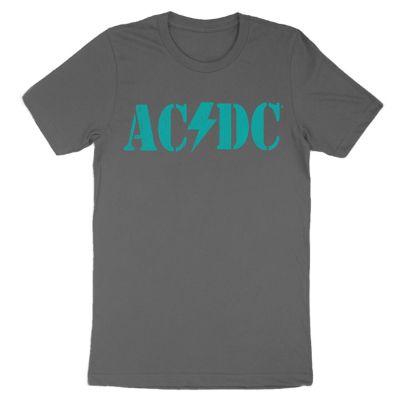 ACDC Men's Turquoise Logo T-Shirt, XL,Charcoal at Tractor Supply Co