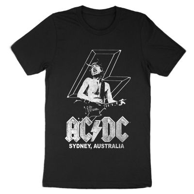 ACDC Men's Bolt T-Shirt, L,Black at Tractor Supply Co