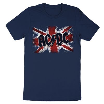 ACDC Men's Union Jack T-Shirt, L,Navy at Tractor Supply Co