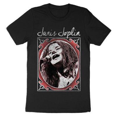 Janis Joplin Men's Pretty in Pink T-Shirt, L,Black at Tractor Supply Co