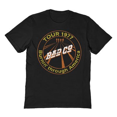 Bad Company Men's Burnin Through America T-Shirt, XL,Black at Tractor ...