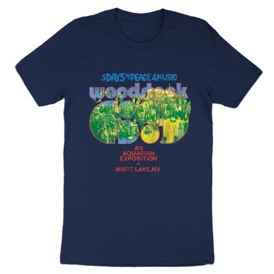 Woodstock Men's Hippie Bus T-Shirt, S,Navy at Tractor Supply Co