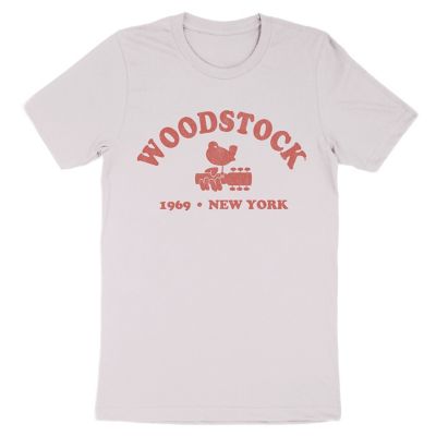 Woodstock Men's with Logo T-Shirt, M,Ice Grey at Tractor Supply Co
