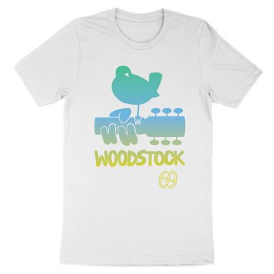 Woodstock Men's Gradient Logo 69 T-Shirt, L,White at Tractor Supply Co