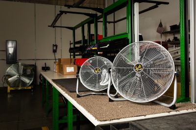 Jan Fan 18 in. Industrial Workstation Fan, Silver at Tractor Supply Co.