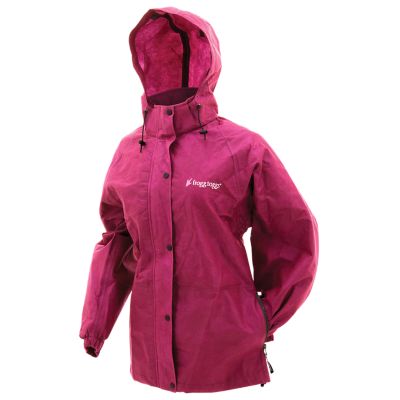 Frogg Toggs Women's Classic Pro Action Jacket, M,Black Cherry at ...