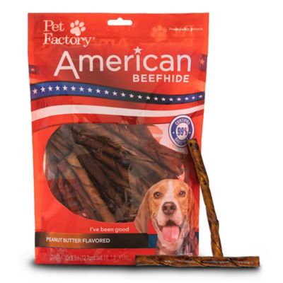 Pet Factory 5 in. American Beefhide Chicken Flavor Twist Sticks Dog ...