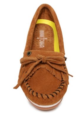 Minnetonka Women's Kilty Plus Moccasin Flats at Tractor Supply Co