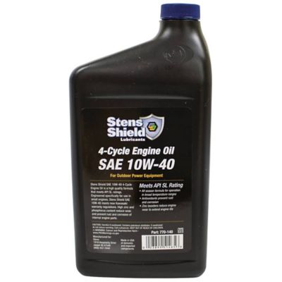 Stens 4-Cycle SAE 10W-40 Engine Oil for Universal Products, 32 oz., 12 ...