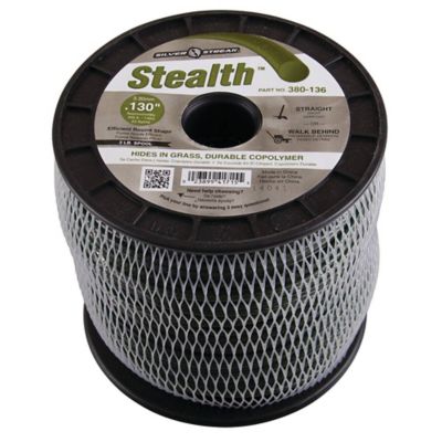 Stens 0.130 in. x 465 ft. Silver Streak Fire Trimmer Line, 3 lb. Spool ...
