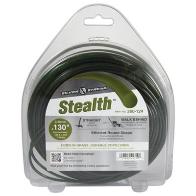 Stens 0.130 in. x 465 ft. Silver Streak Fire Trimmer Line, 3 lb. Spool ...