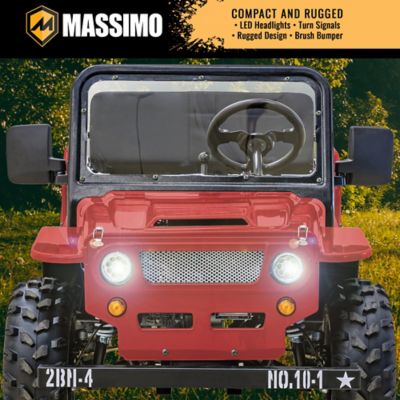 Massimo Mini 125 9 HP 4-Stroke Single Cylinder 125cc Engine Go Kart at ...