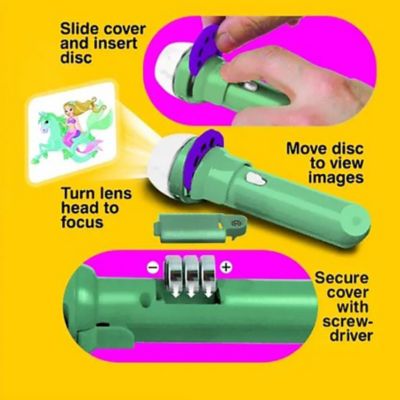 Brainstorm Toys Mermaid Flashlight and Projector with 24 Discs at ...