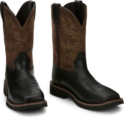 Justin Men's Driller 11 in. Square Composite Toe Work Boot at Tractor ...