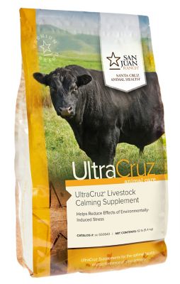 UltraCruz Livestock Calming Supplement for Cattle, Goats, Sheep and ...