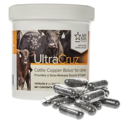 UltraCruz Cattle Copper Bolus Supplement for Calves, 25 x 12.5 g at ...