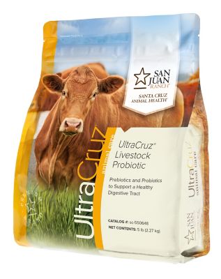 UltraCruz Livestock Probiotic Supplement for Cattle, Goats, Sheep and ...