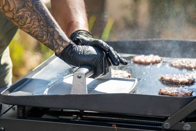 Pit Boss Cast Iron Grill and Griddle Press with Soft-Touch Handle at ...