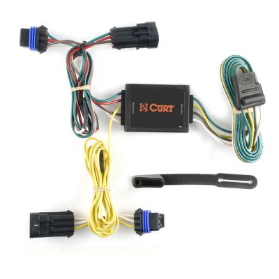 CURT Custom Wiring Harness, 4-Way Flat Output, Select Toyota 4Runner ...