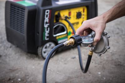 Champion Power Equipment 12 ft. Propane Hose Extension Kit at Tractor ...