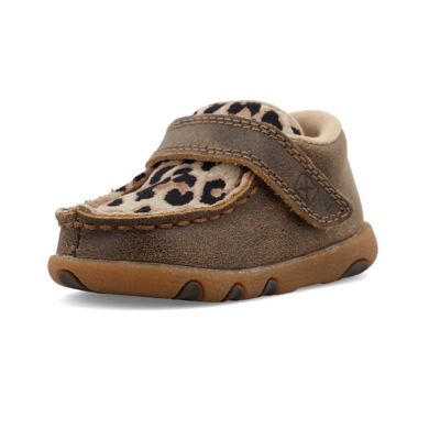 Twisted X Unisex Infant Driving Moc Shoes, ICA0007-M-08, 3 M,Brown at ...