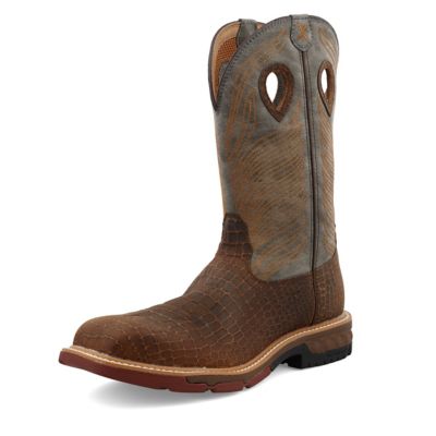 Twisted X Men's Composite Toe Western Work Boots, 12 in., MXBN005, 8.5 ...