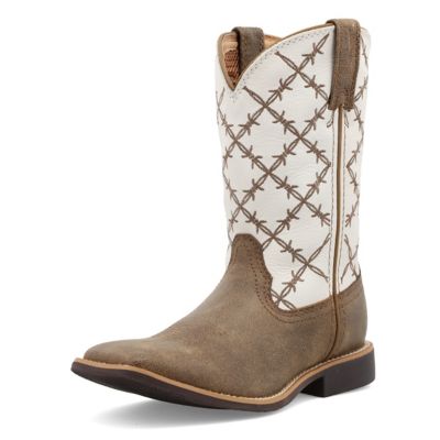 Twisted X Unisex Kids' Top Hand Western Shoes, YTH0010, 3.5 M,Brown at ...