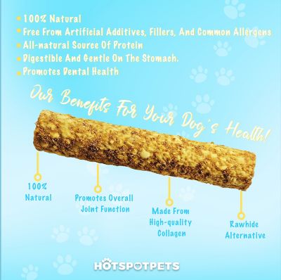 Hotspot Pets 6 in. Beef Crunchy Munchy Rolls Dog Treats, 12 count at ...