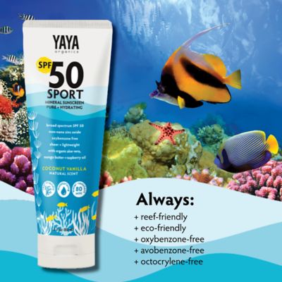 YAYA Organics Sport SPF 50 Mineral Sunscreen, SUNSPORT50 at Tractor ...