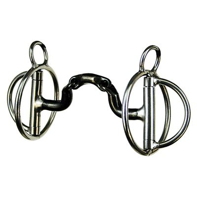 Reinsman 3 in. Snaffle-Rockin S Sweet Iron Bit, 3 in. Cheek, 5-1/2 in ...