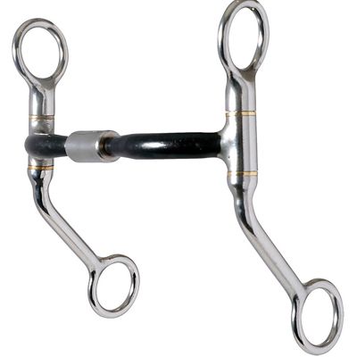 Reinsman 7 in. S Sweet Iron Bit, 7 in. Cheek, 5-1/4 in. Mouth, Stage C ...